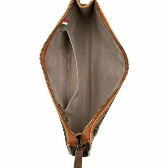 Pratesi | Bags | Pratesi Firenze Italian Leather Large Wristlet ...